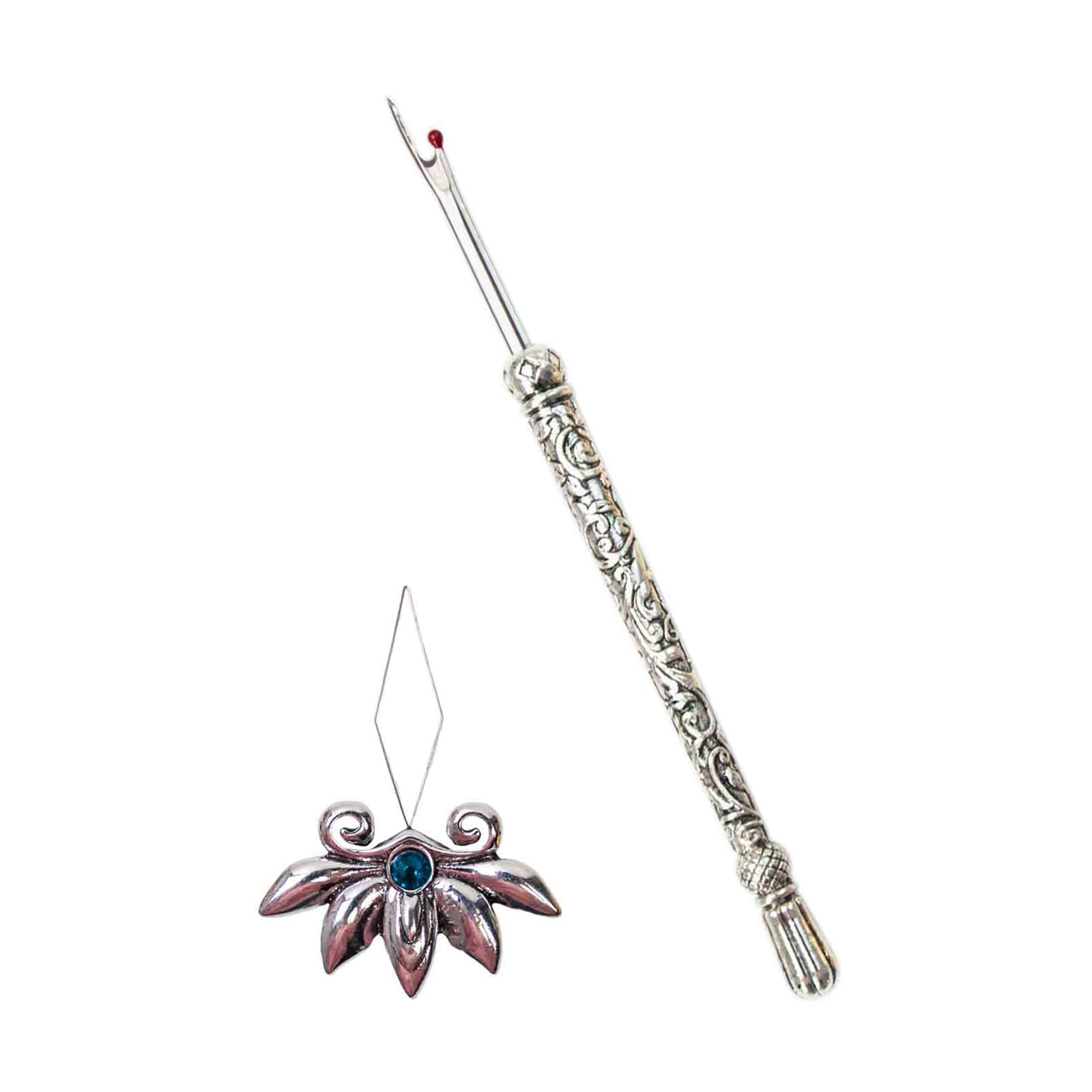 Seam Unpicker Scissors and Metal Needle Threader Set, Thread Unpicker ...