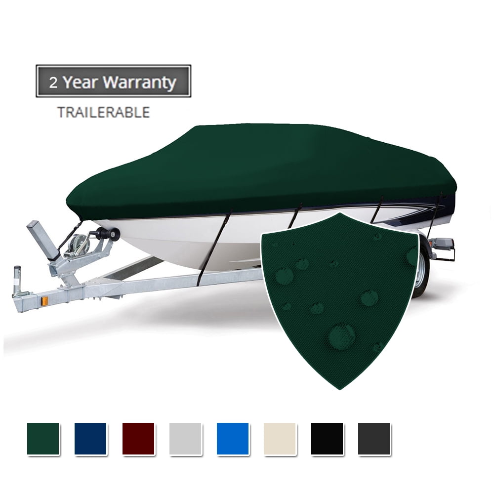 Seamander 600 Denier Heavy duty Waterproof Boat Cover, Fits boats 14 ...