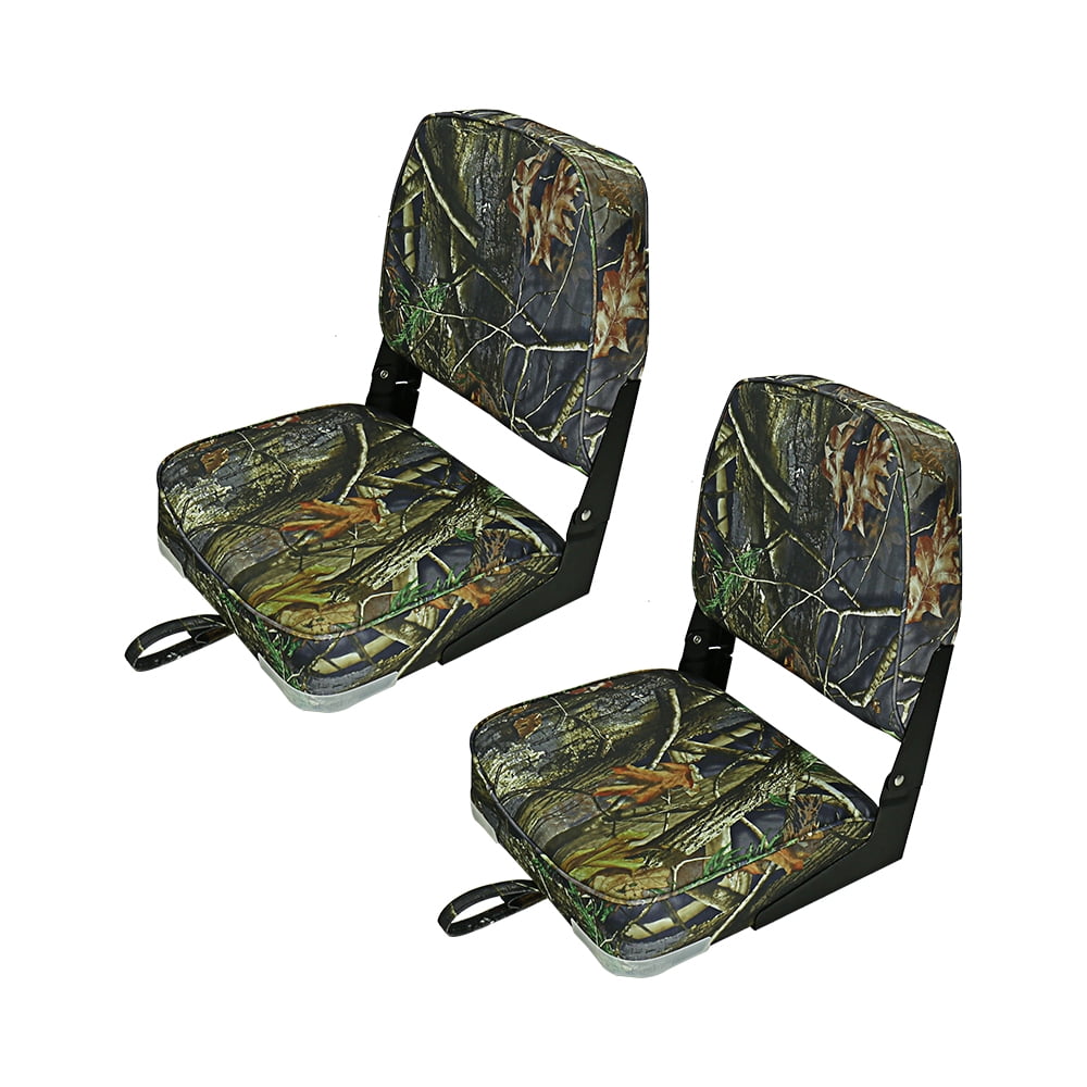 Seamander Camouflage Fishing Boat Seats, Marine Grade Fabric, 2 Pack ...