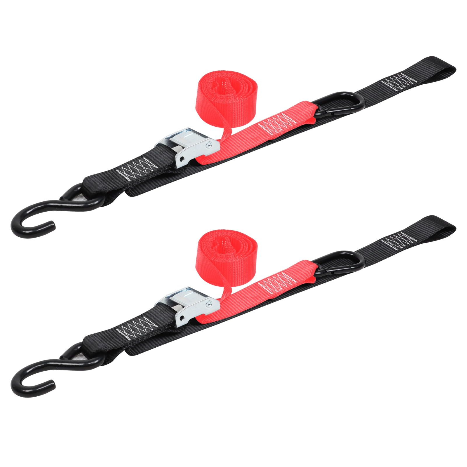 Seamander Motorcycle Tie Down Straps Cam Buckle Tiedown with Spring ...