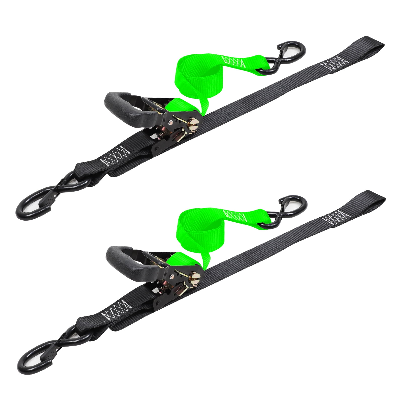 Seamander Motorcycle Tie Down Straps Heavy duty Cam Buckle Tiedown with ...