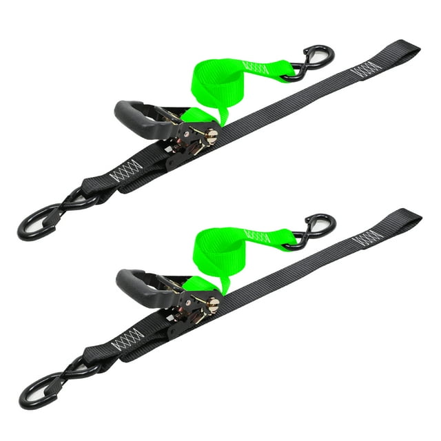 Seamander Motorcycle Tie Down Straps Heavy duty Cam Buckle Tiedown with ...