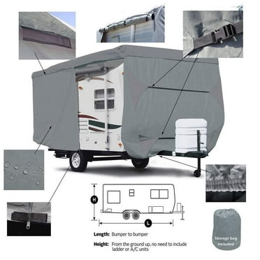 Leader Accessories 150D Travel Trailer RV Cover with Adhesive Repair ...