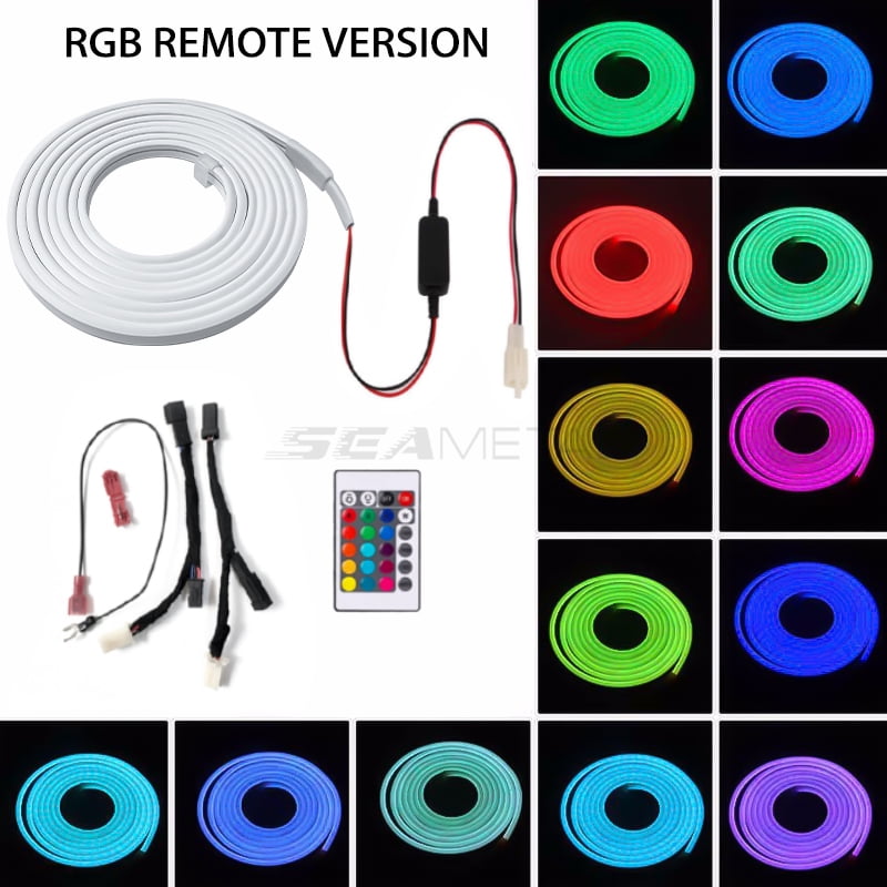 Seametal car front truck light frunk brighten led strips flexible ...