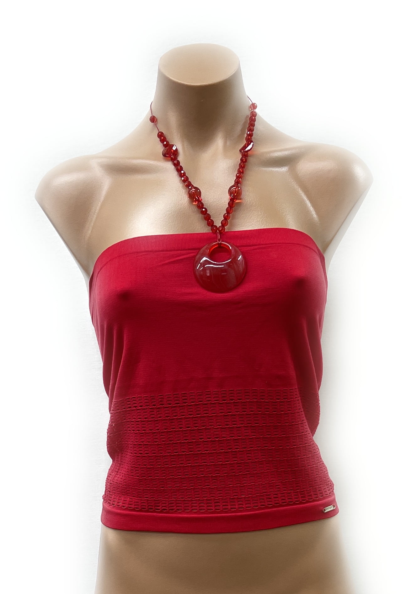 Seamless Bandeau TubeTop with matching Neckless - Walmart.com