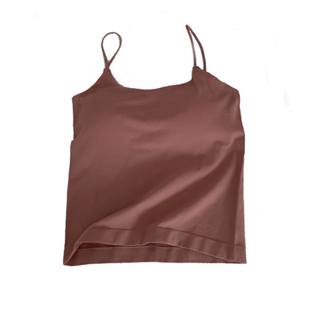 Seamless Beautiful Back Sling Strapless Vest Women's Fixed Integrated ...