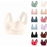Seamless Bras for Older Women Wireless Supportive Bra Comfortable No ...