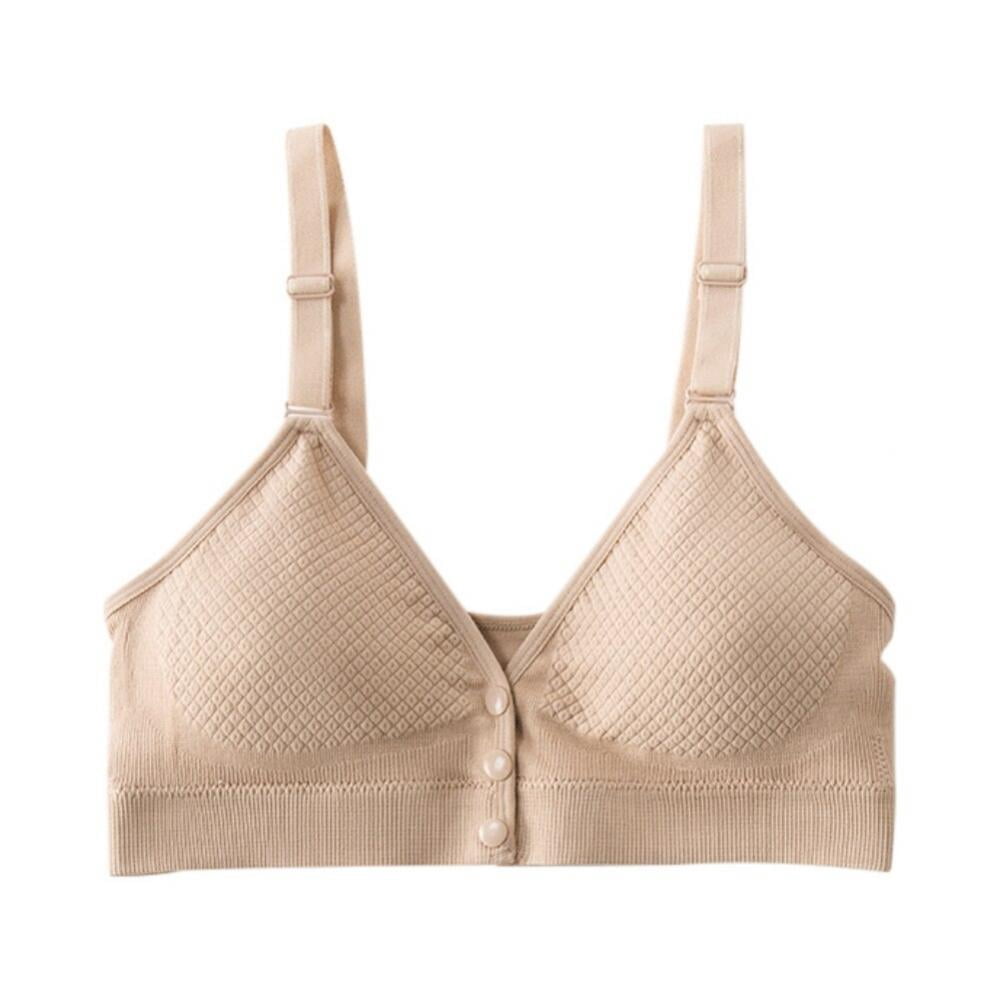 Seamless Bras for Women Push Up Front Closure Bras No Wire Brassiere ...