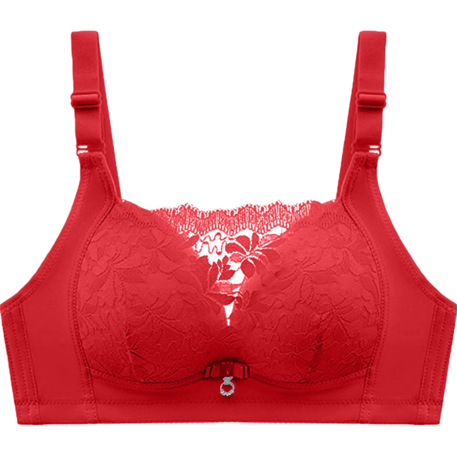 Seamless Bras for Women Thin Mould Cup Four Button Comfort Bra For ...
