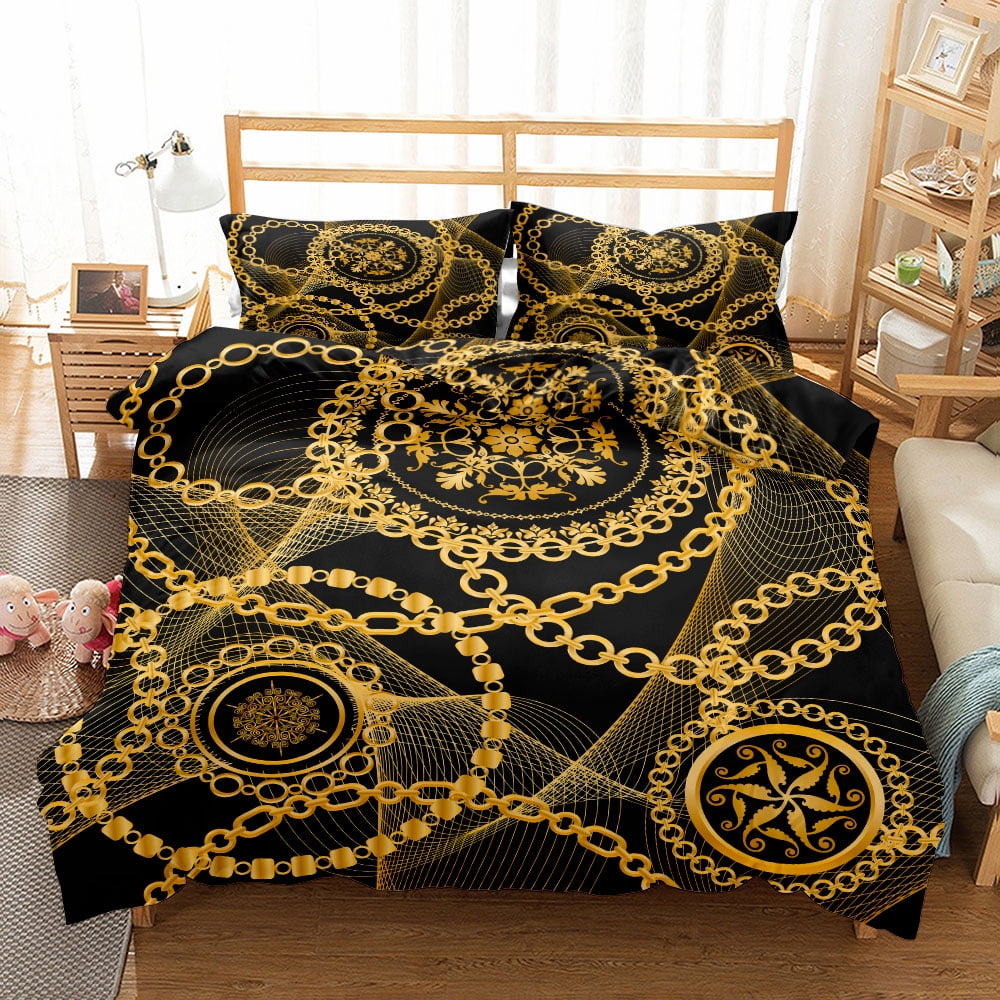 Seamless Chains Baroque Pattern Bohemian Bedding Set Small Single Twin ...