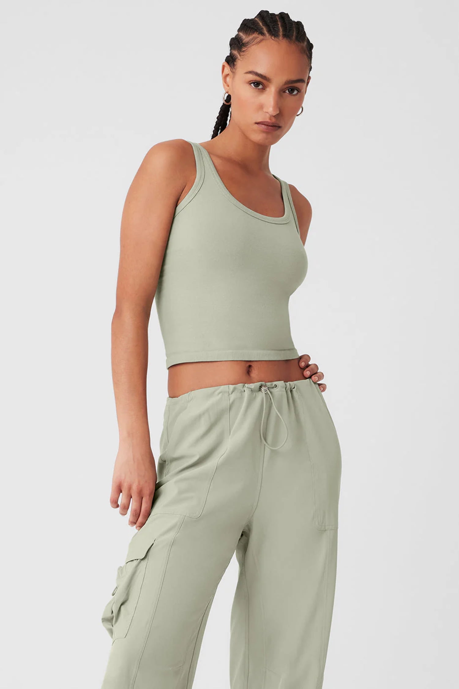 Seamless Chosen Tank - Limestone - Walmart.com