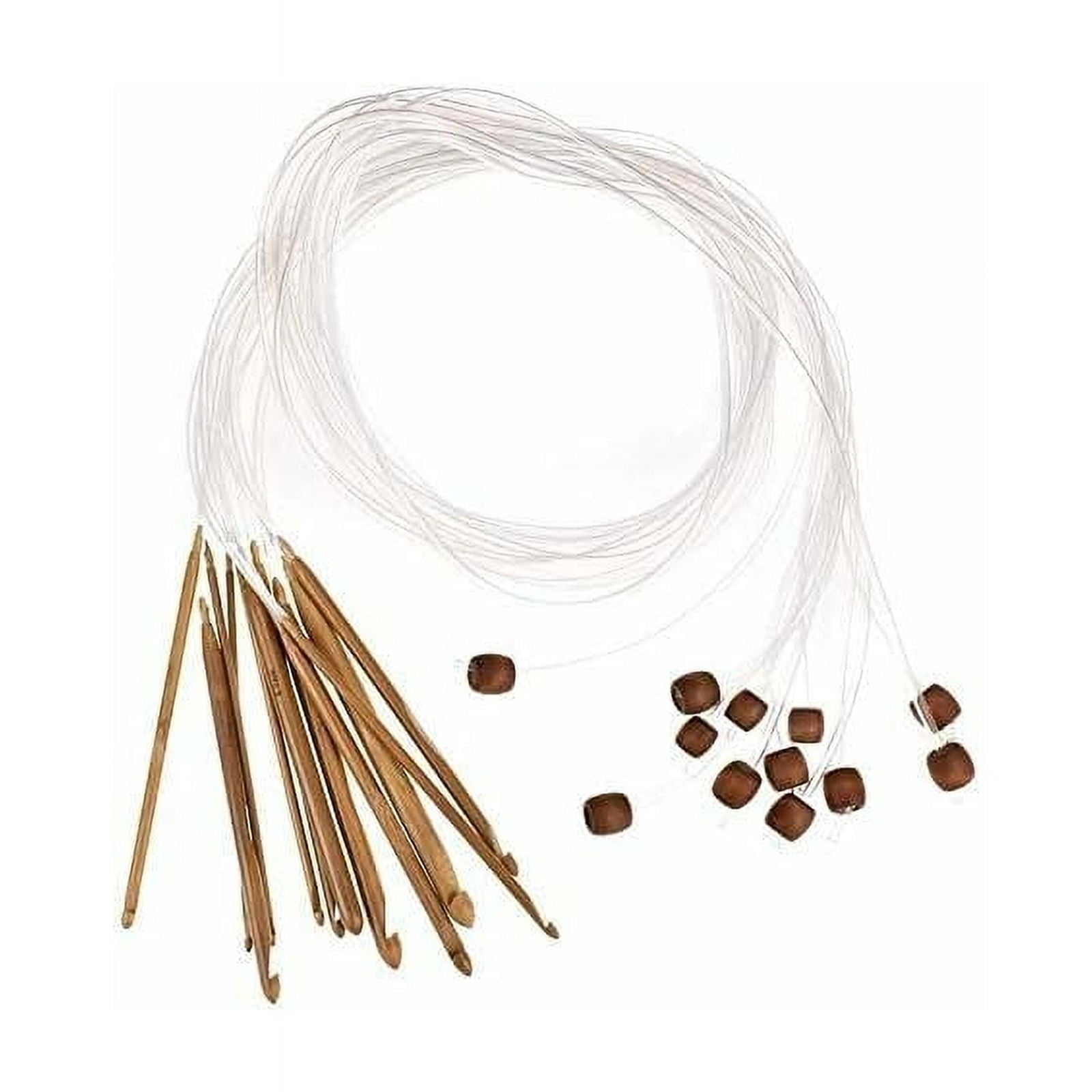 Seamless Crafting Tools, Double Ended Bamboo Hooks for Create Design ...