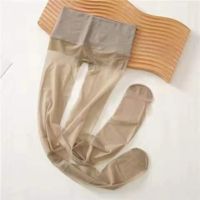 Seamless Crotchless Stockings Summer Ultra-thin Matte Silky High Waist ...