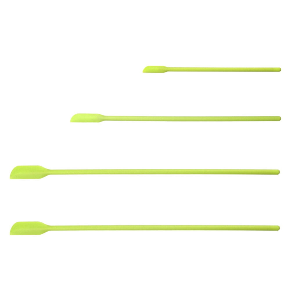 FELTECHELECTR Tiny Spatulas For Cosmetics Green Silicone 4Pcs 12Inx0 ...