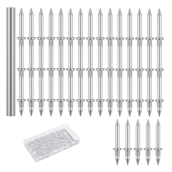 Seamless Double Headed Nails with Installation Tool Double Sided ...