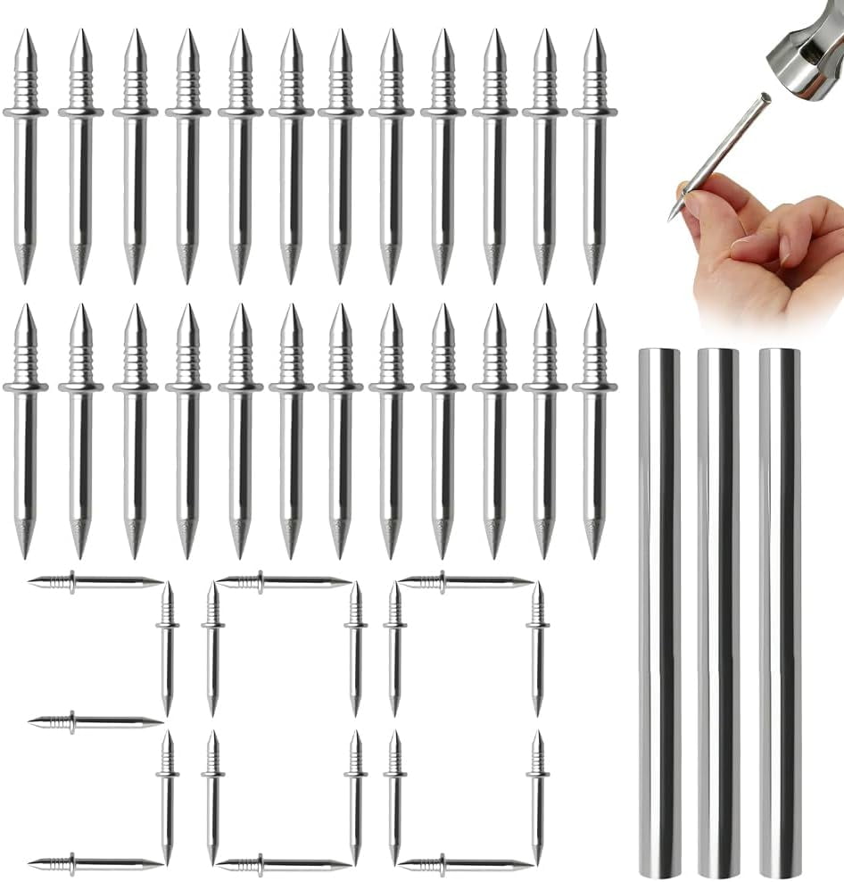 Seamless Double Headed Skirting Nails – Non-Marking 2-Sided Fasteners ...