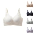 Seamless Fixed Cup Non Wire Support Bra For Sagging Adjustable Comfort ...