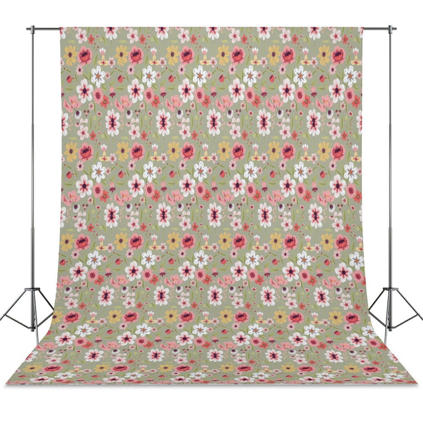 Seamless Flower Pattern Backdrop Baby Shower Newborn Portrait Girl Boy ...