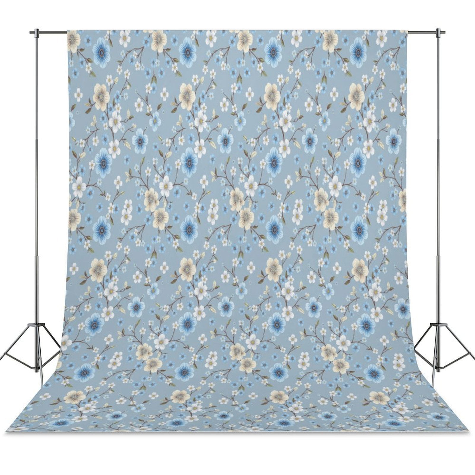 Seamless Flower Pattern Decorations BackdropPortrait Photography ...