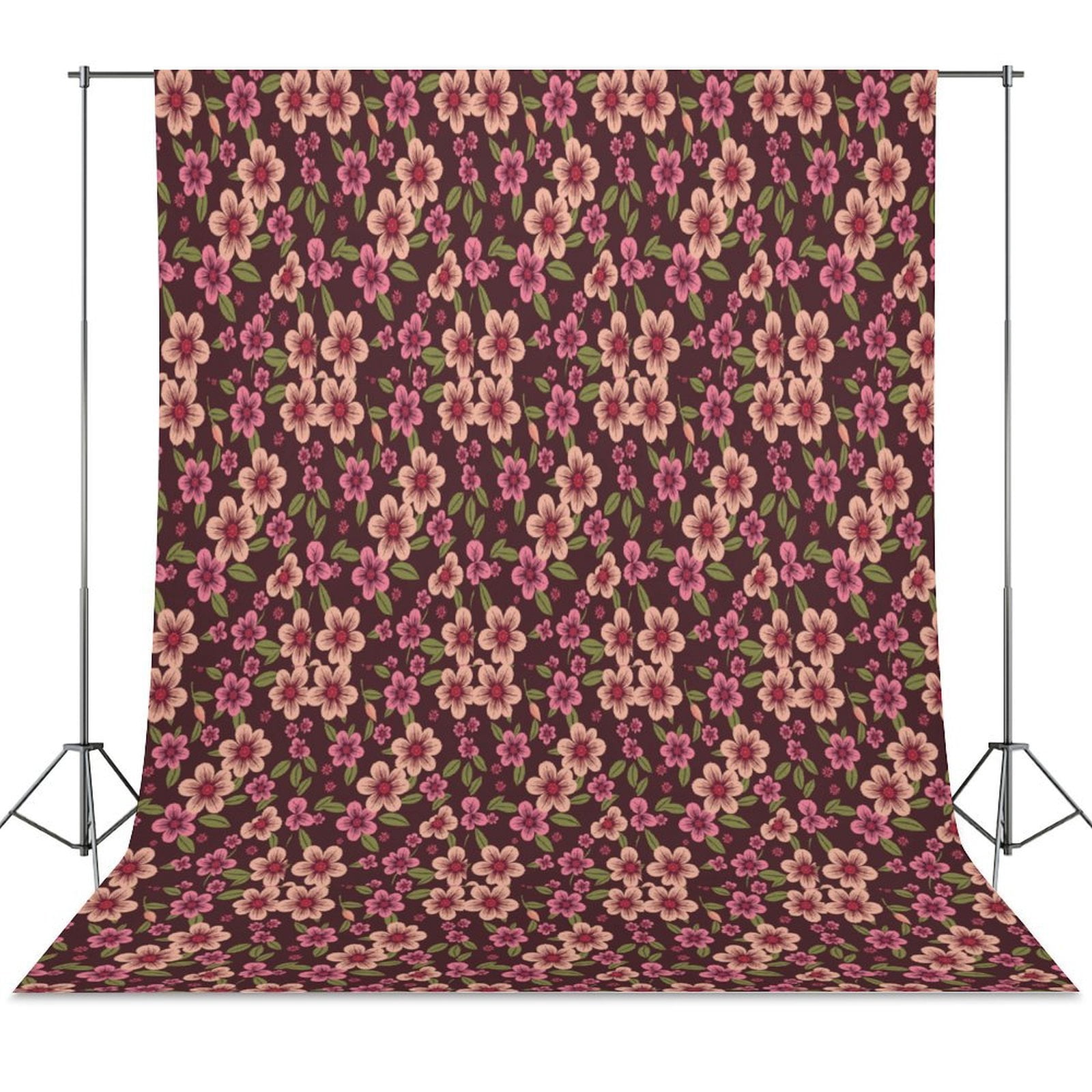 Seamless Flower Pattern Party Backdrop Birthday Decoration Backgrounds ...