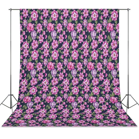 Seamless Flower Pattern Party Backdrop Birthday Decoration Backgrounds ...