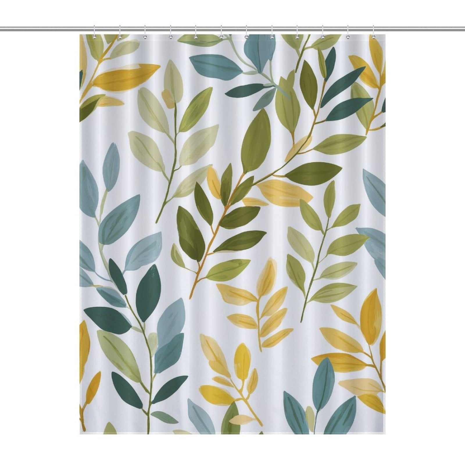 Seamless Foliage Pattern Autumn Leaves Design Cloth Fabric Bathroom ...
