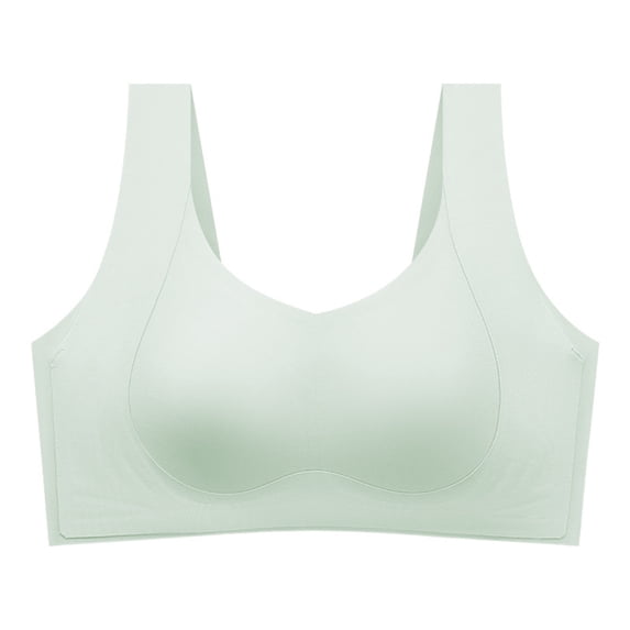 Seamless Full Coverage T Shirt Bra Wireless Comfort Smoothing Side ...