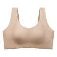 Seamless Full Coverage T Shirt Bra Wireless Comfort Smoothing Side ...