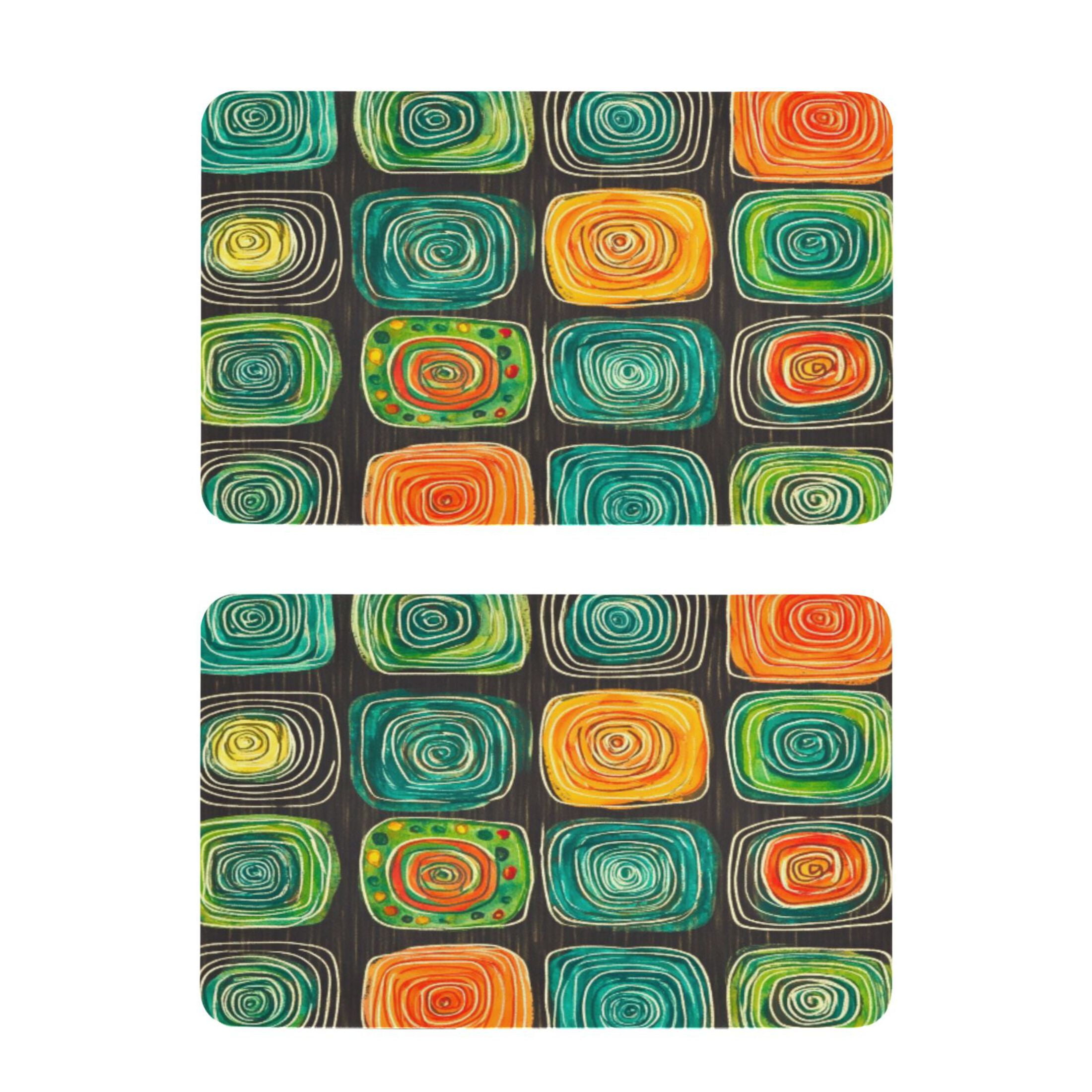 Seamless Grid Texture 2 Pack 4x2.5 Inch Magnetic Stickers Thick and ...