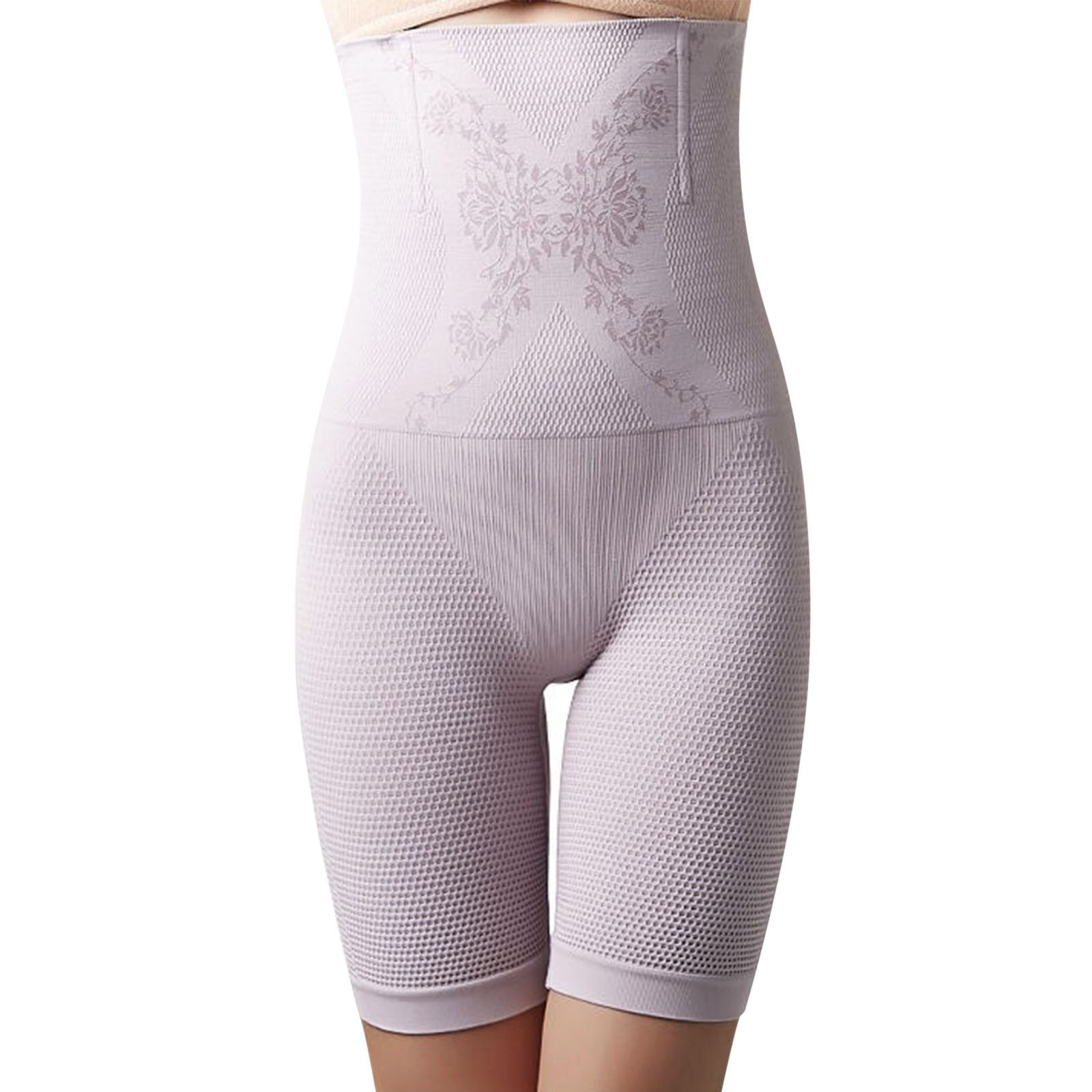Seamless High Waist Honeycomb Thin Leg Pants Shapewear Women Postpartum