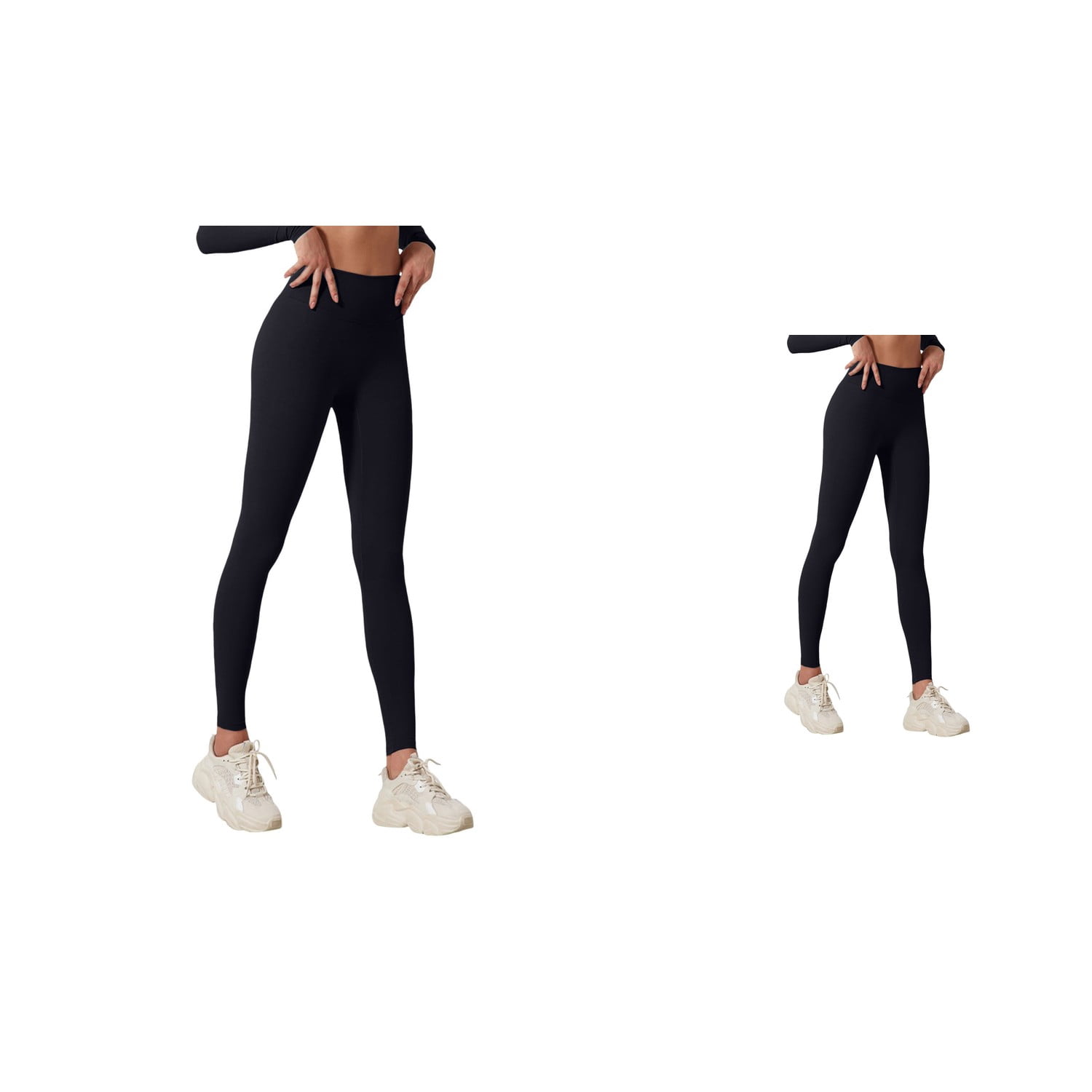 Seamless High Waist Scrunch Yoga Pants for Women â Non-See-Through ...