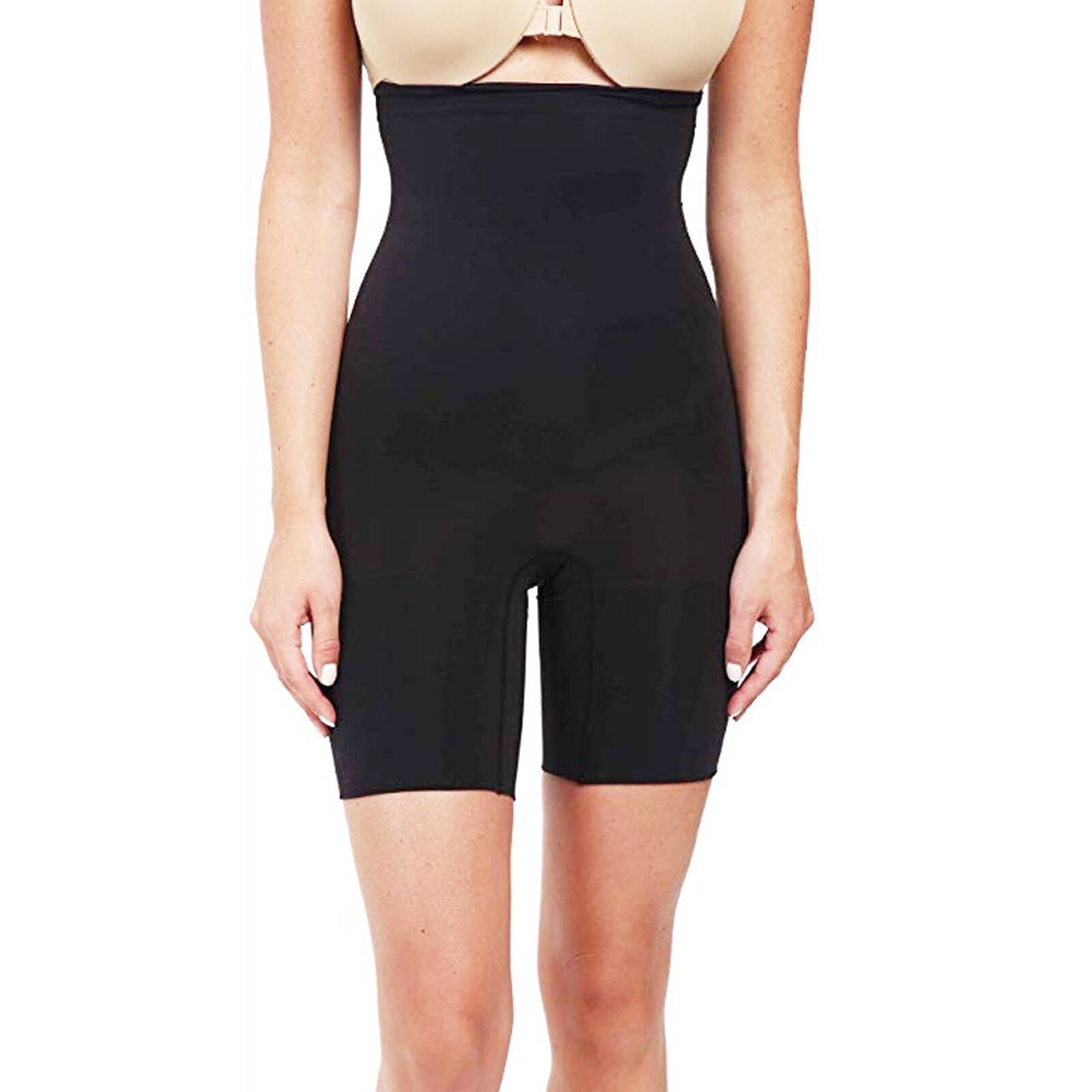 Seamless High-Waisted Shapewear Shorts for Women, Tummy Control & Thigh ...