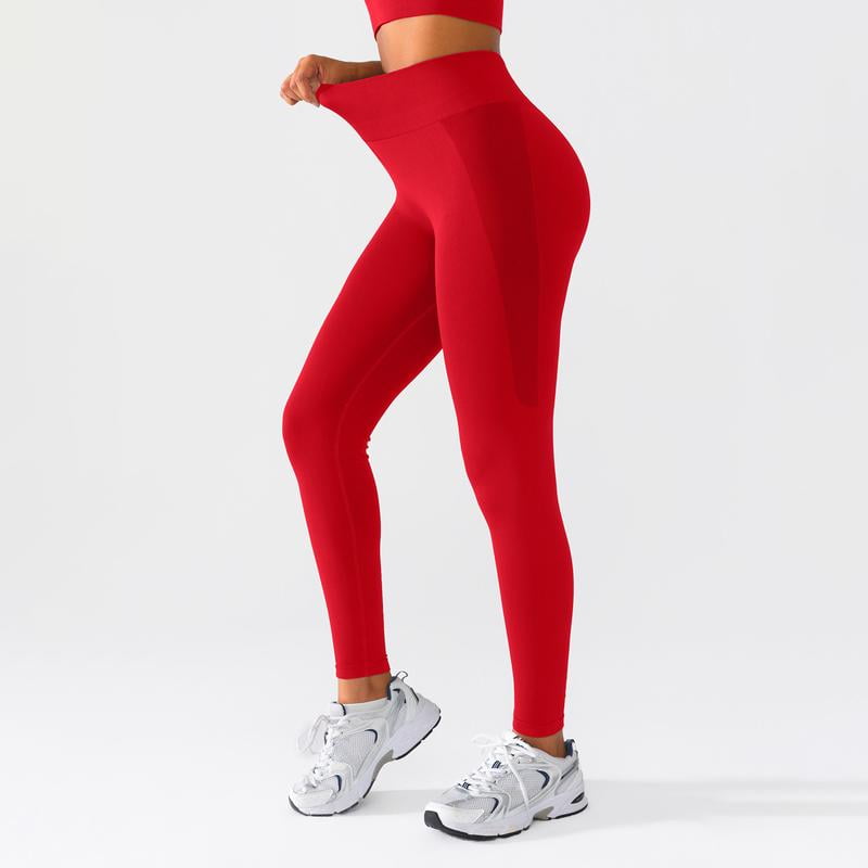 Seamless High Waisted Tummy Control Yoga Pants Long Pants - Comfortable ...