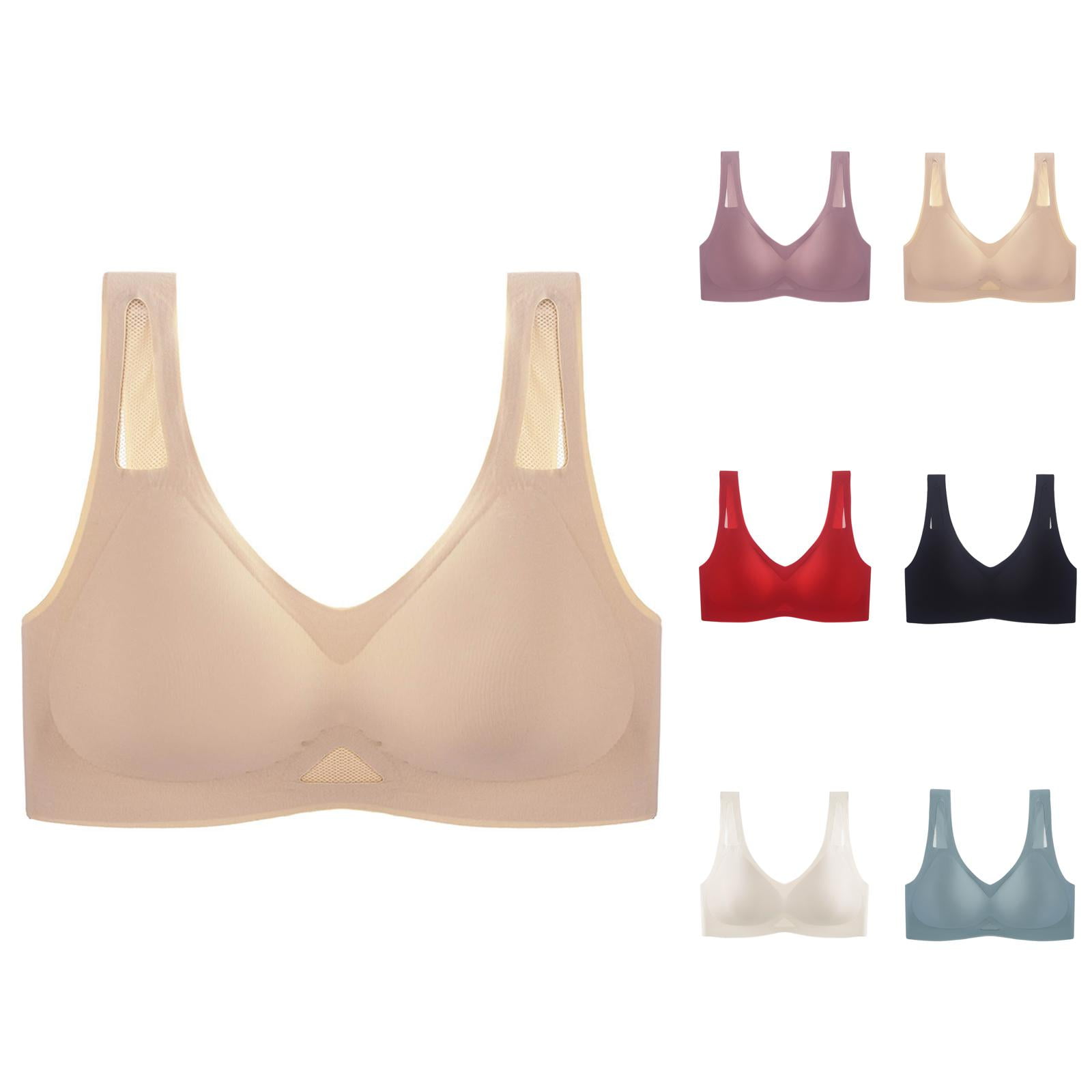 Seamless Latex Bra Is Designed To Make Large Smaller. It Features A ...
