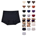 Seamless Low-Rise Bikini Briefs, Breathable Soft Microfiber Underwear ...