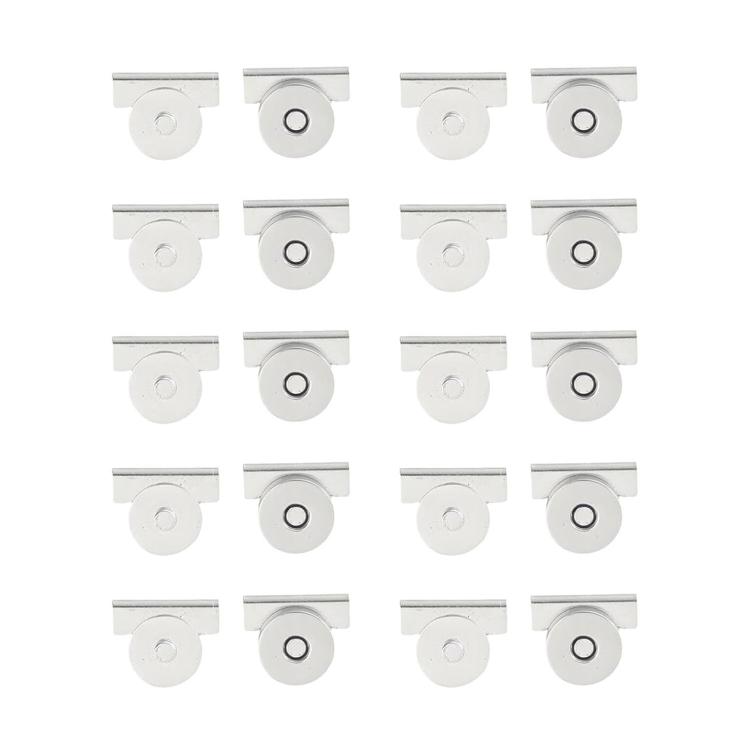 Seamless Magnetic Buckle Clasp, 10 Pair Multifunctional Seamless Snap ...