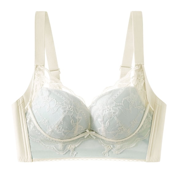 Seamless No Steel Wire Anti Sagging Push Up Bra For Small Bust Women ...