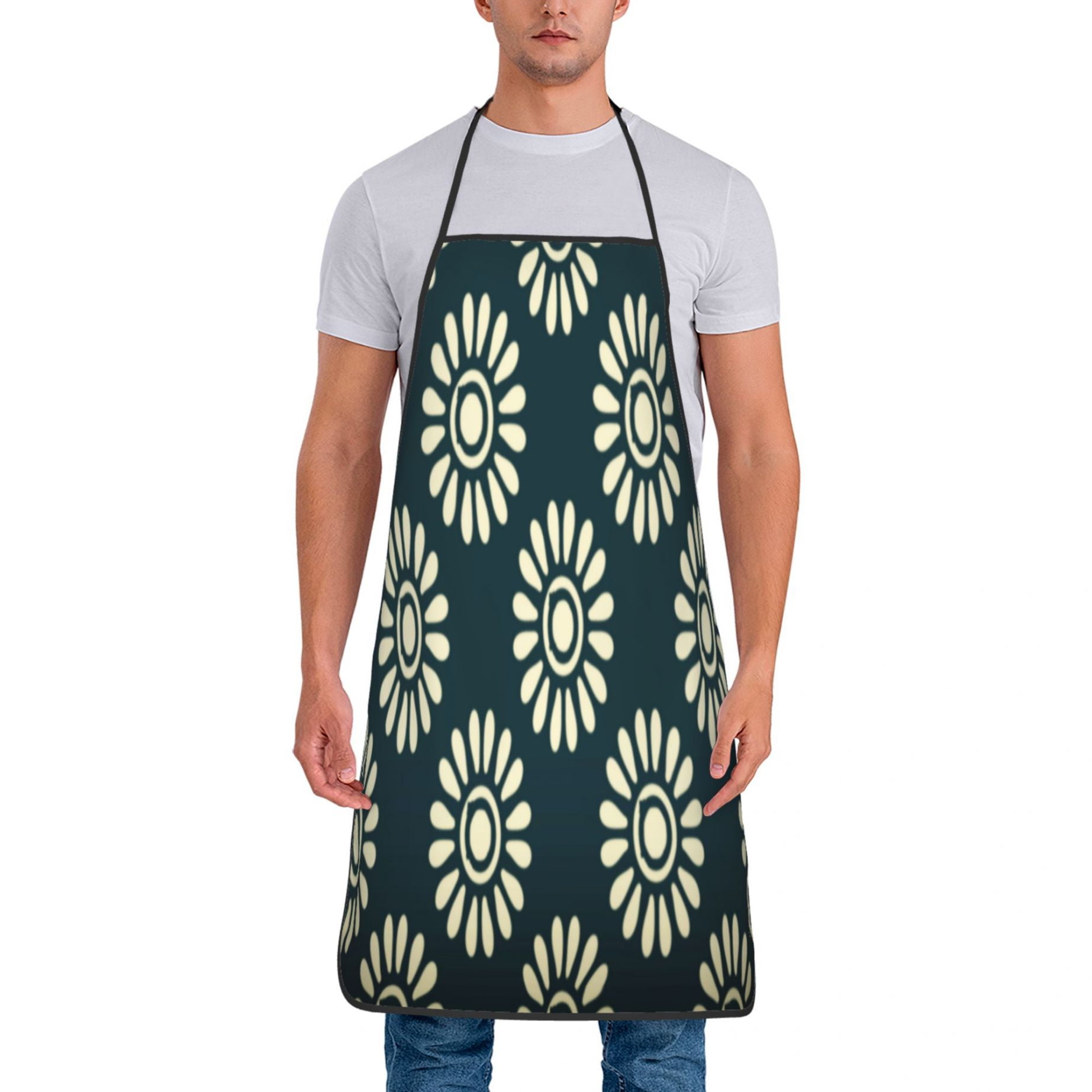 Seamless Pattern (60) Aprons for Women Men Waterproof Apron Kitchen ...