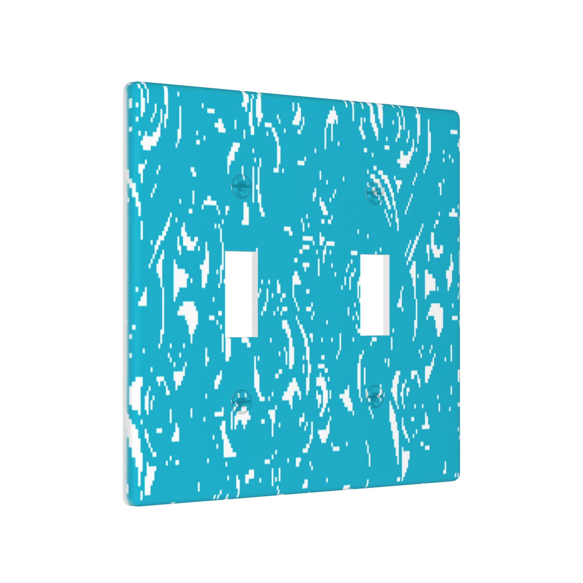 Seamless Pattern Background Double Toggle Light Switch Plate Decorative ...