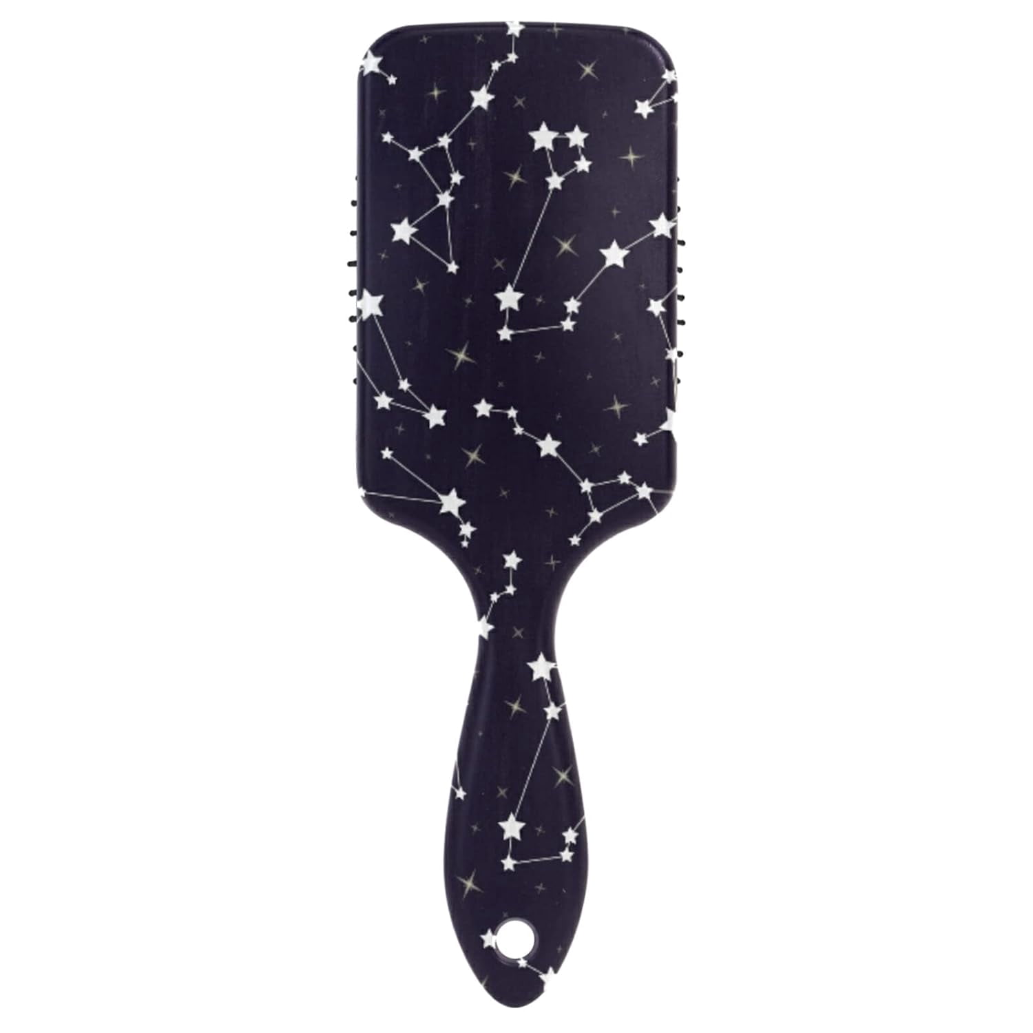 Seamless Pattern with Constellations Black Space with White Stars Air ...