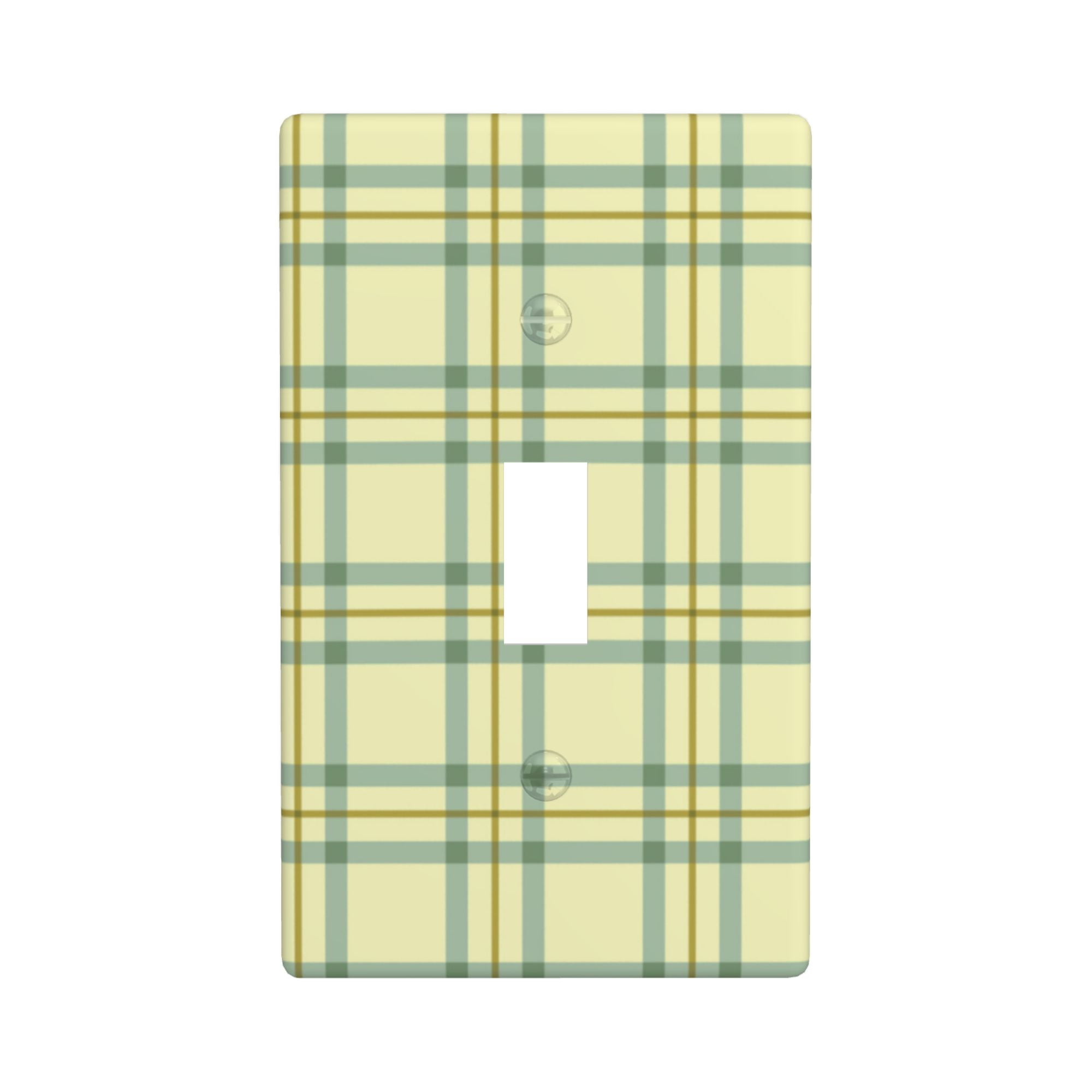 Seamless Pattern Single Toggle Light Switch Plate Decorative Wall Plate ...