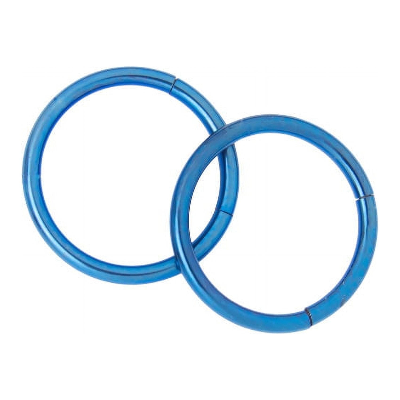 Seamless Piercing Hoops - Pair of 16G 3/8" Cartilage, Nose, Rook, Daith ...