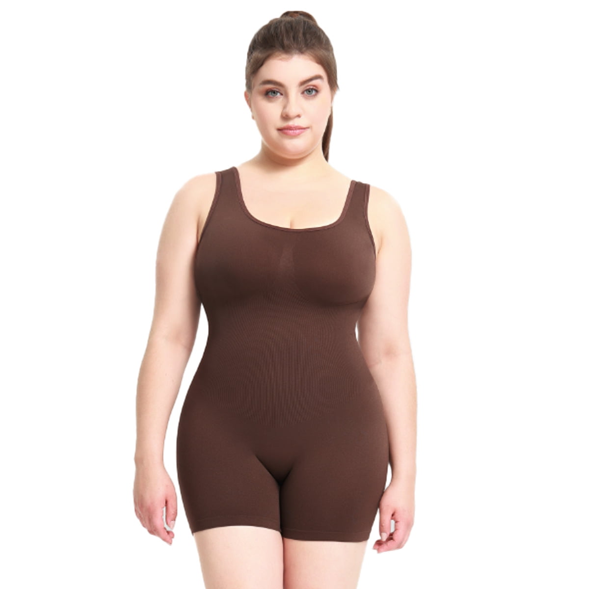 Seamless Sleeveless Workout Romper Short One Piece Jumpsuit Yoga ...