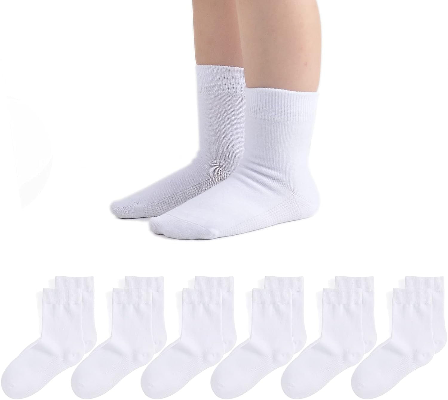 Seamless Socks for Girls Boys Thin Breathable School Uniform Socks ...