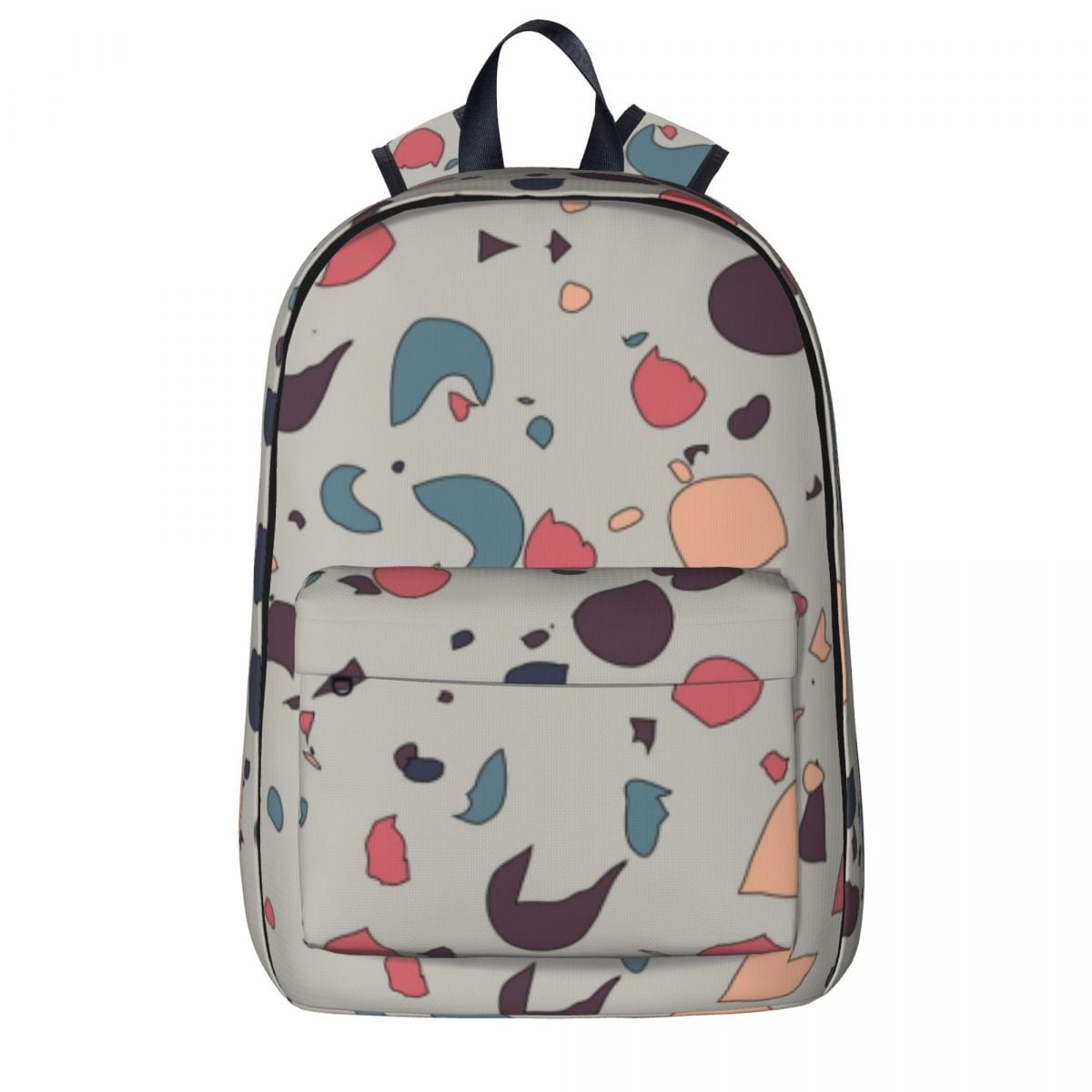 Seamless Terrazzo St Pattern Backpacks Student Book bag Shoulder Bag ...