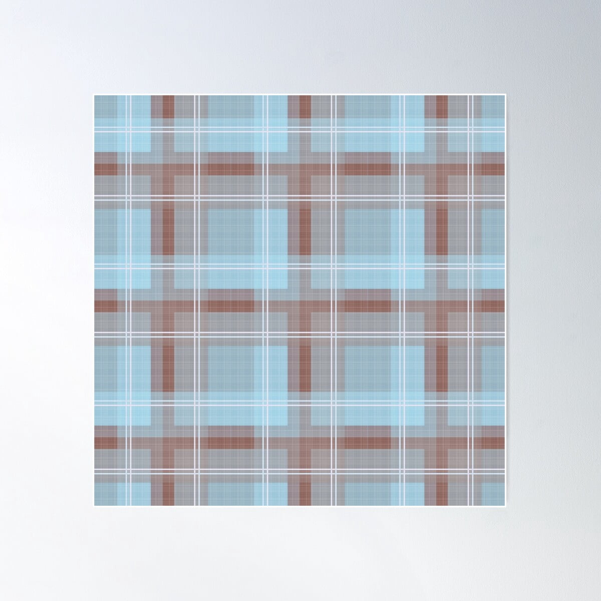 Seamless Texture In The Cage Blue Poster Wall Art, Modern Wall Decor ...