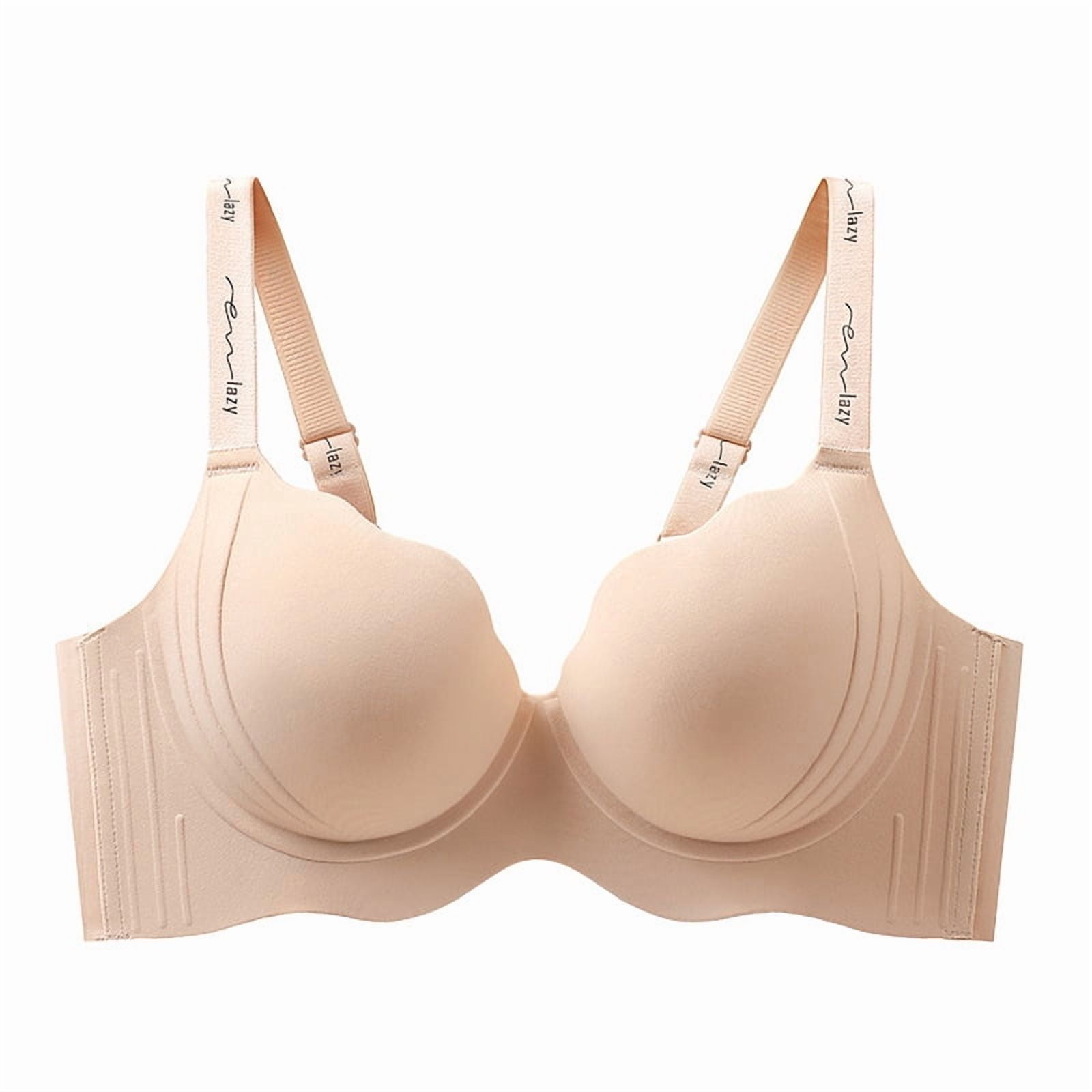 Seamless Thin Large Size Soft Rubber Ring Bra for Women with Big Bust ...