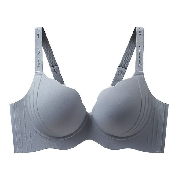 Seamless Thin Large Size Soft Rubber Ring Bra for Women with Big Bust ...