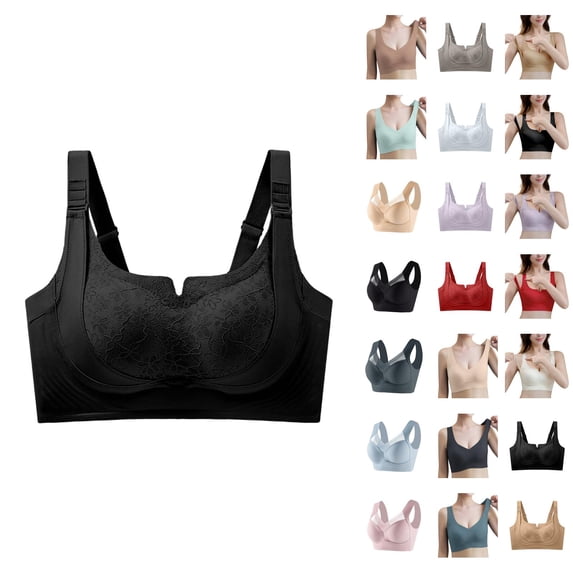 Seamless Thin Wireless Bra For Side Support Smooth Comfort Lift Shaping ...