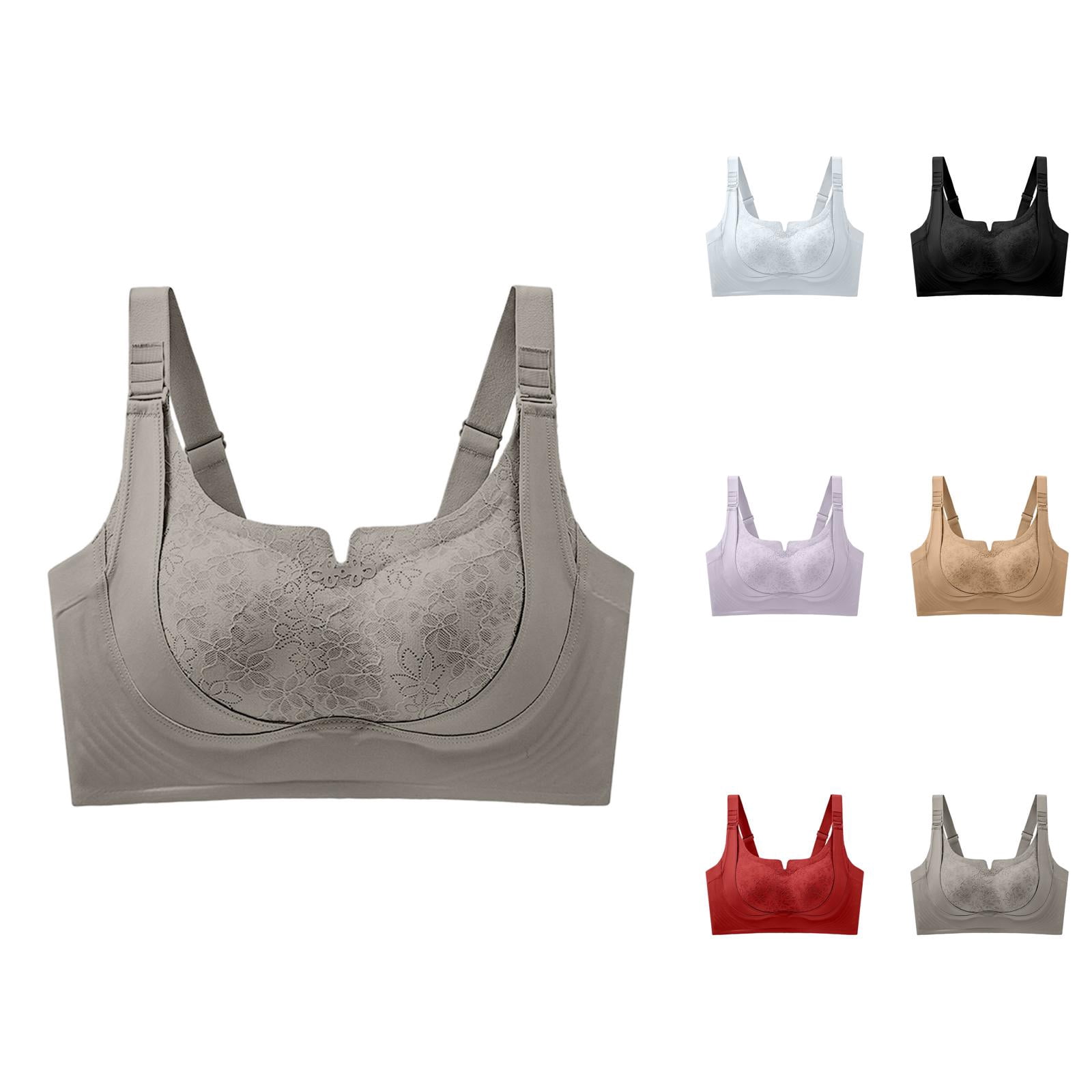 Seamless Thin Wireless Bra for Side Support, Smooth Comfort Lift ...